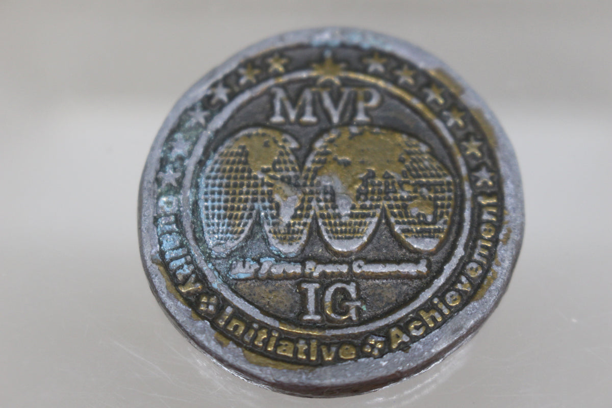 Air Force Space Command MVP IG Challange Coin - Used – Military Steals and Surplus