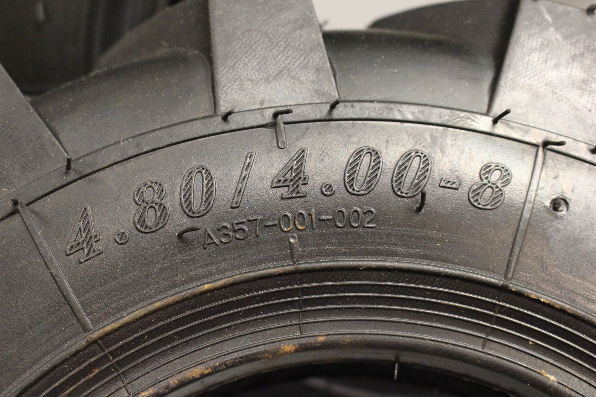 Set of 2 4.80/4.00-8 Utility Lawn Garden Tires - 4 Ply - Tubeless - Ne ...