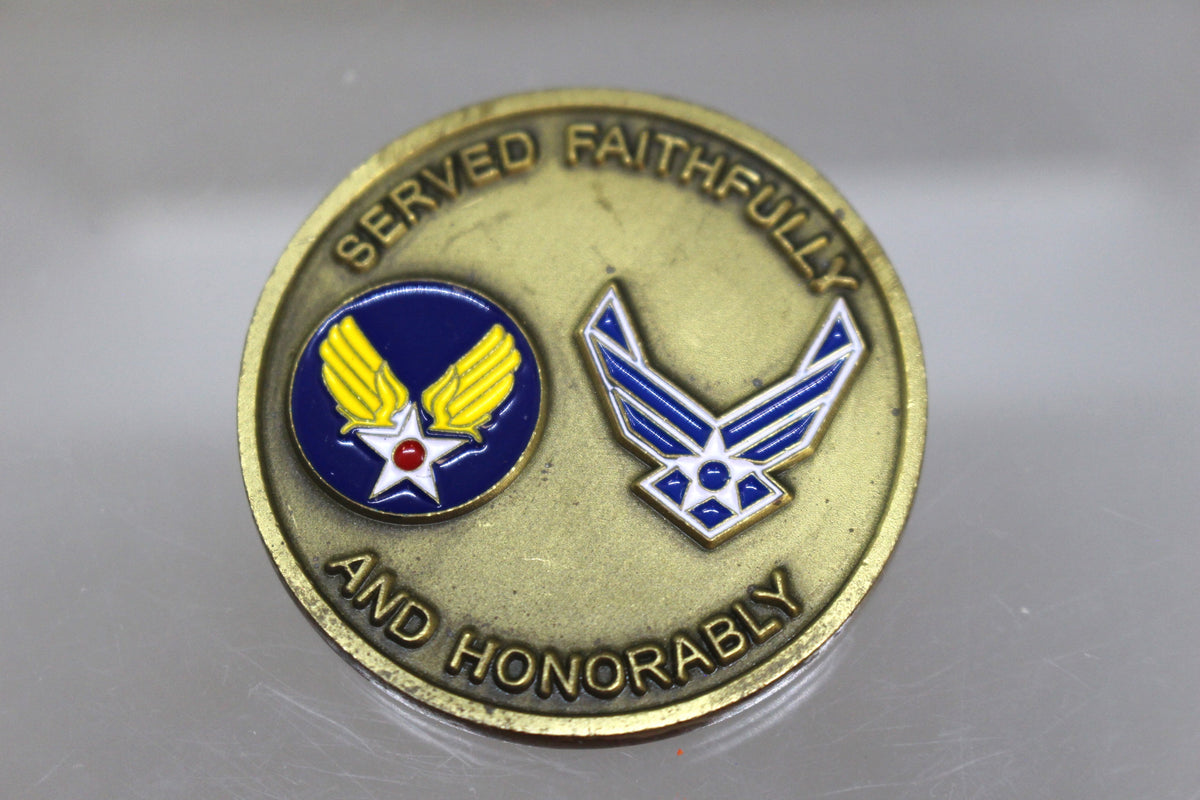 United State Air Force Retired Challenge Coin - Used – Military Steals ...