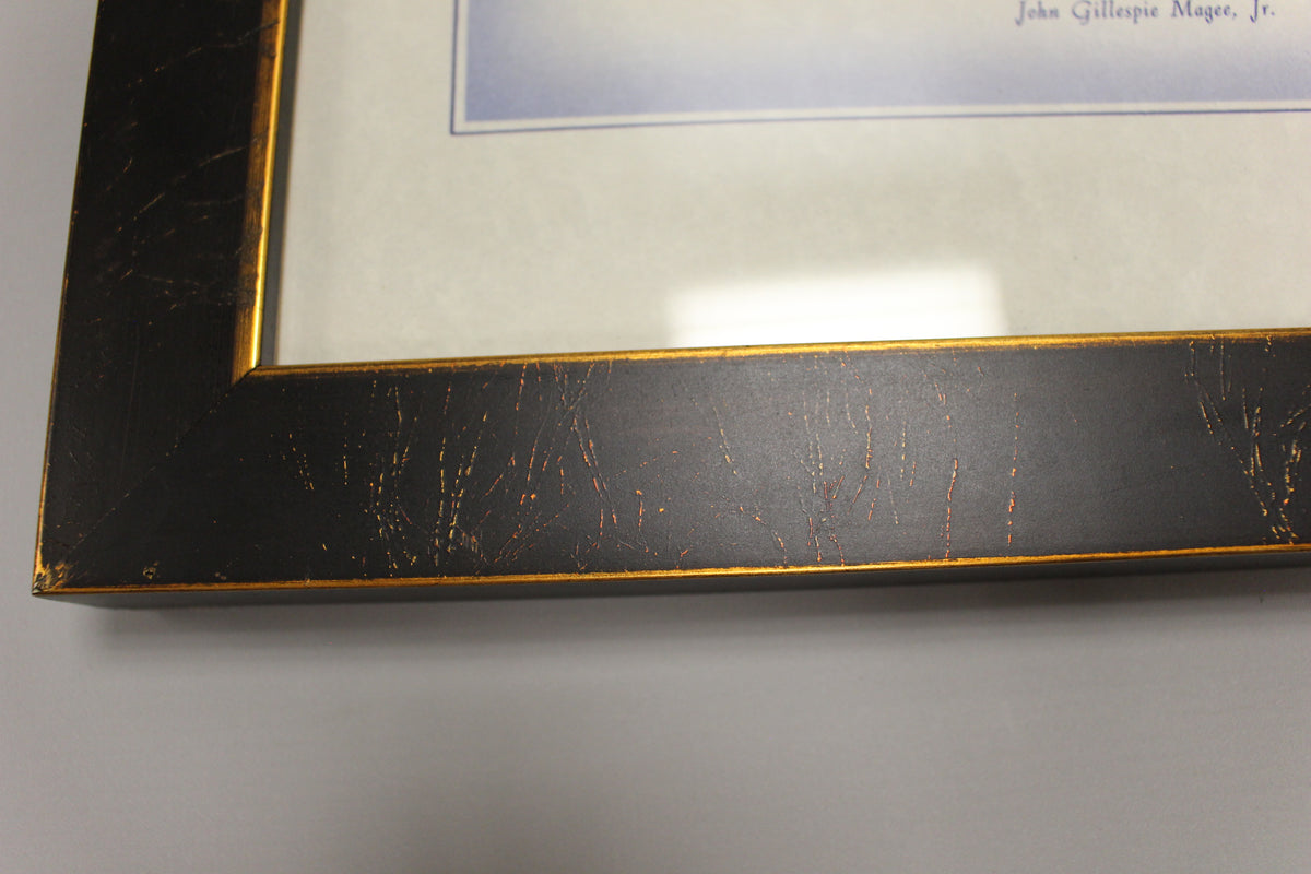 John Gillespie Magee, Jr High Flight Framed Print - Used – Military ...