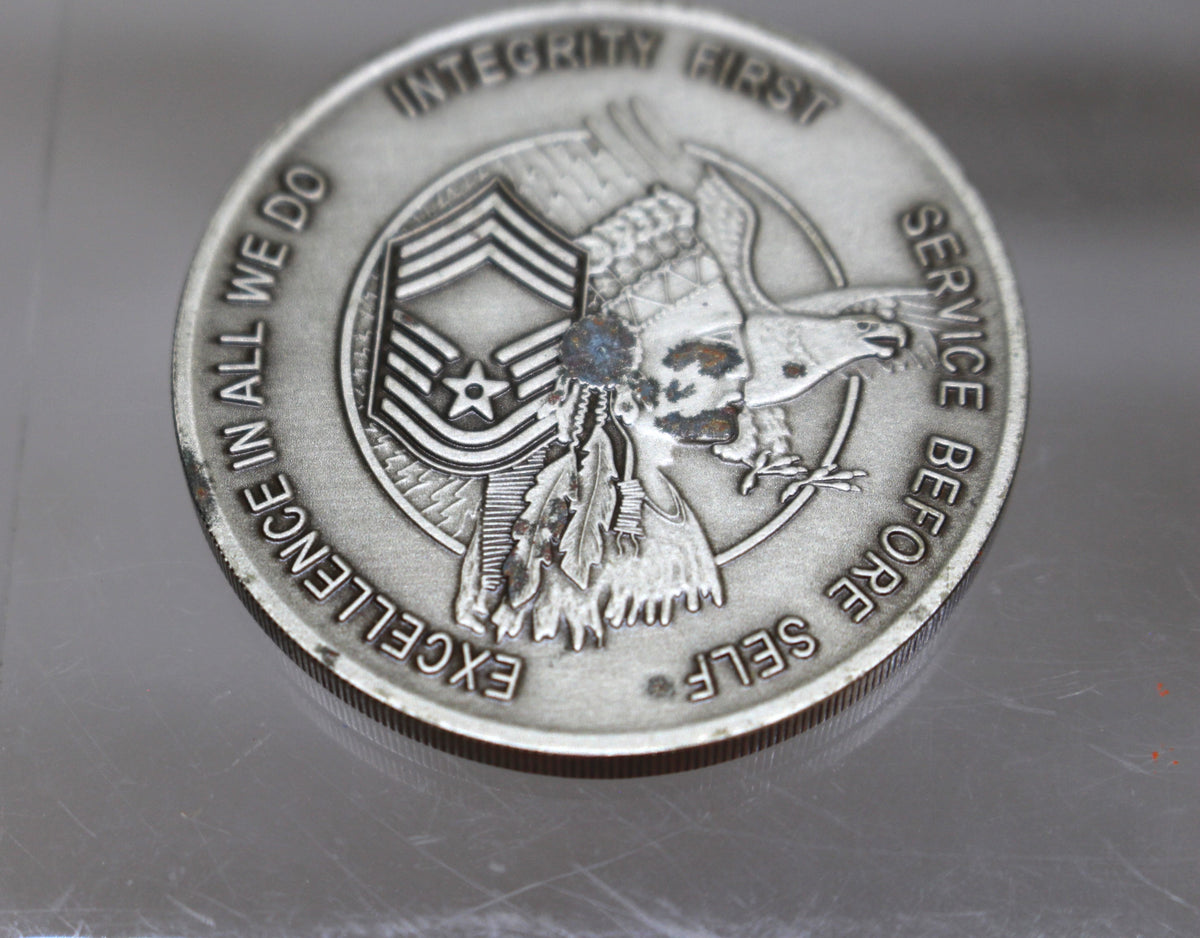 Chief Induction 2003 Wright Patterson AFB Challenge Coin - Used ...