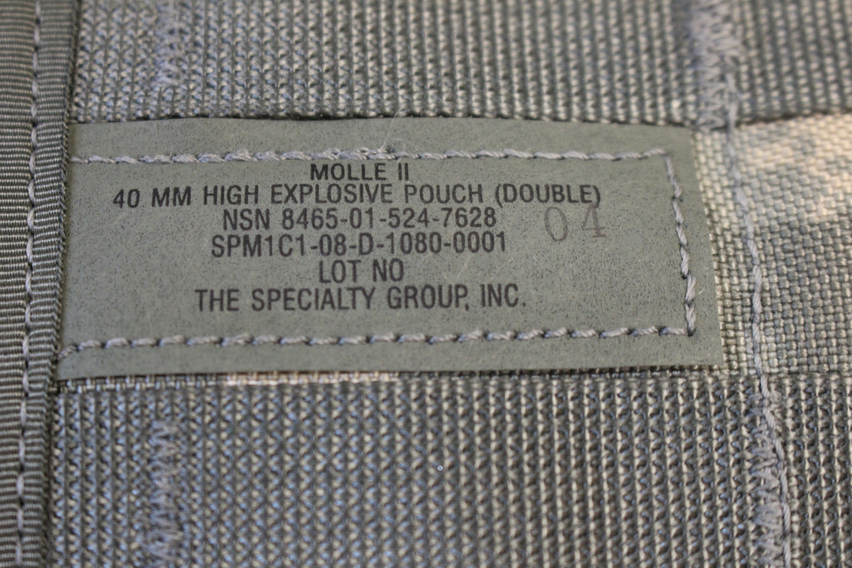 Molle II ACU 40mm High Explosive Pouch (Double) - 8465-01-524-7628 - U ...