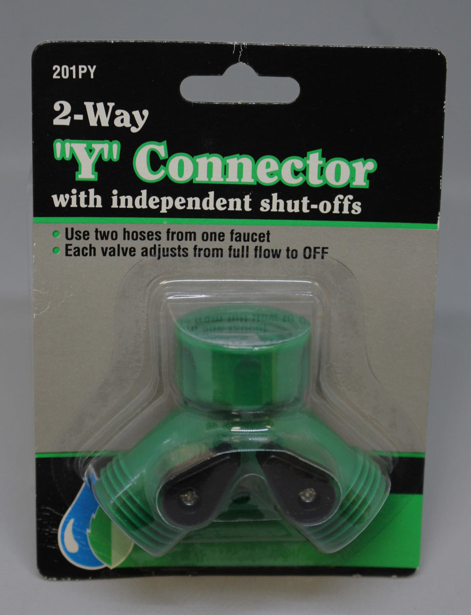 2-Way "Y" Connector with Independent Shut-Offs - 201PY - New – Military ...