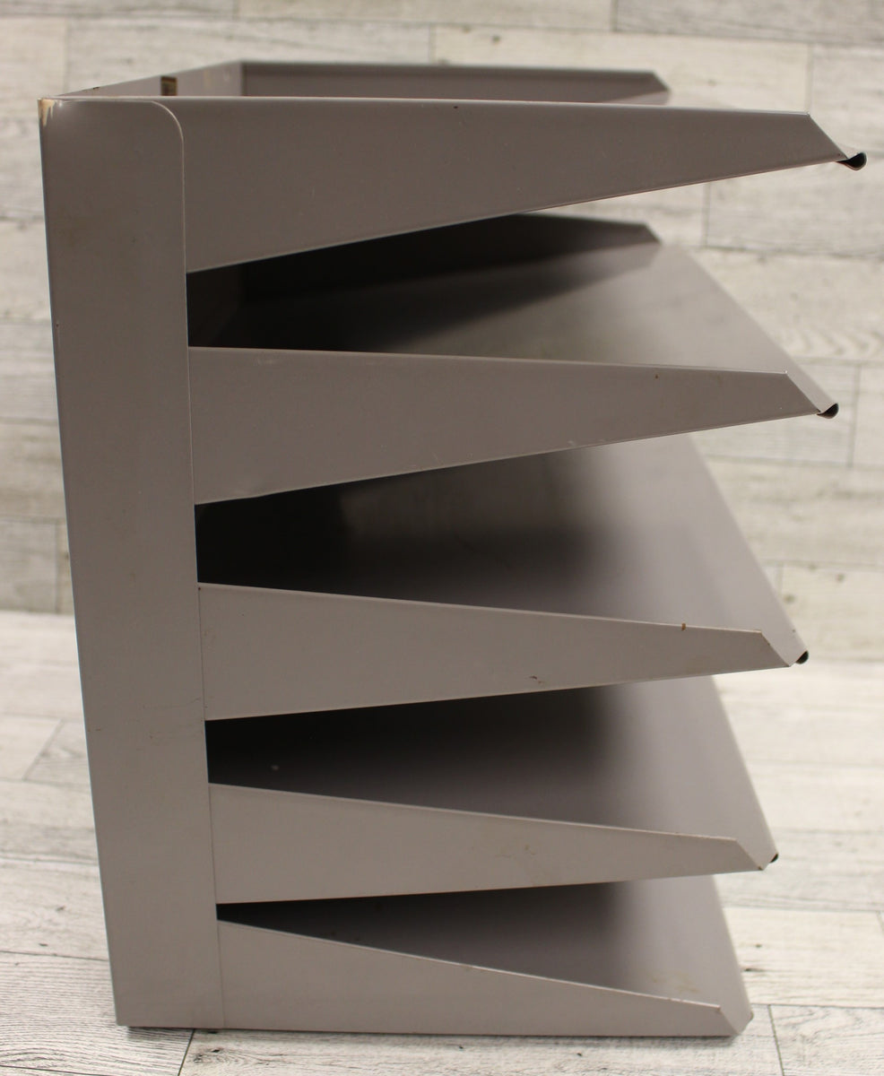 Flash Filing 5 Tier Tray Heavy Duty Filing Tray - Gray - Used ...