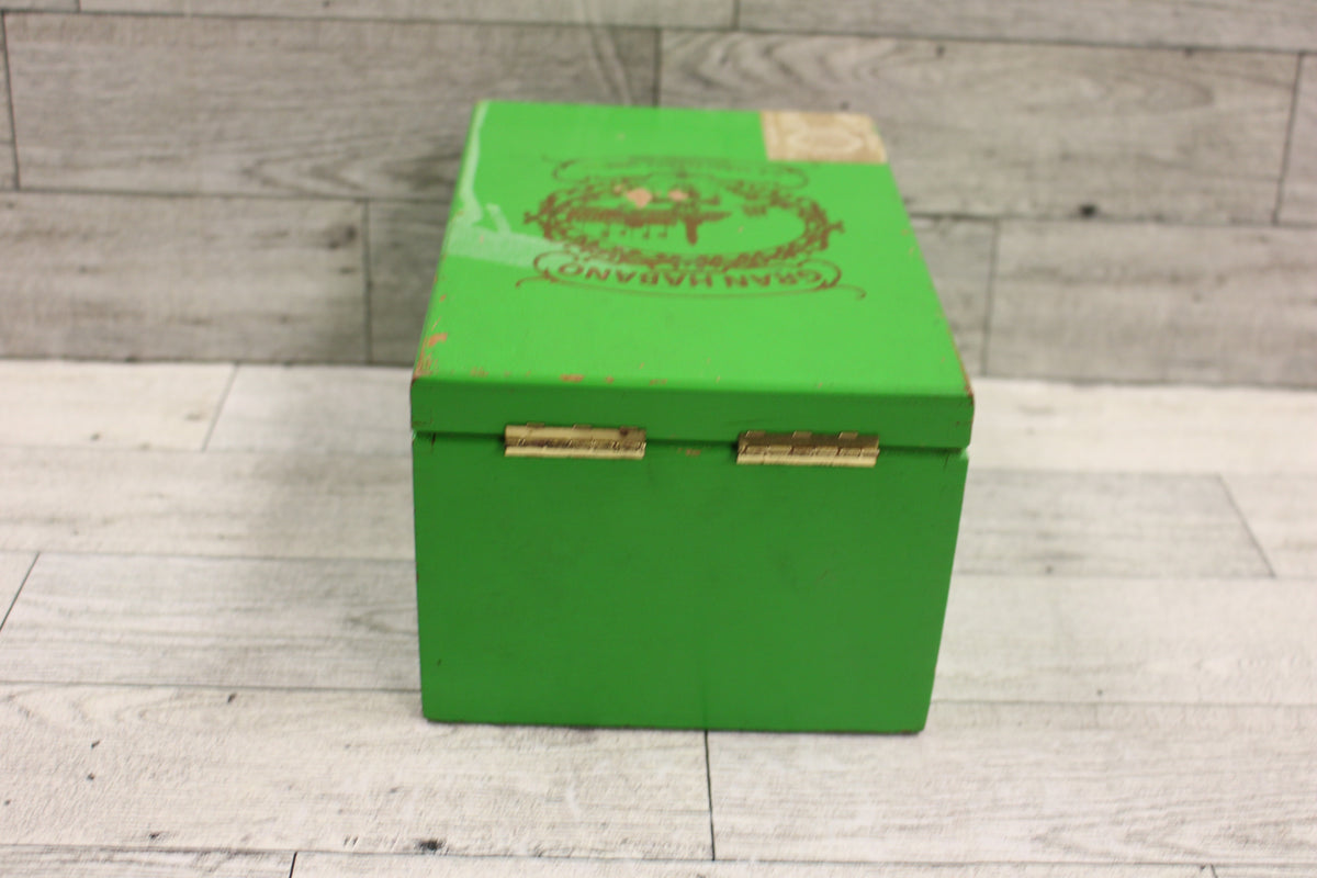 Gran Habano Green Cigar Box - 7" x 4.75" x 3.75" - Used – Military ...