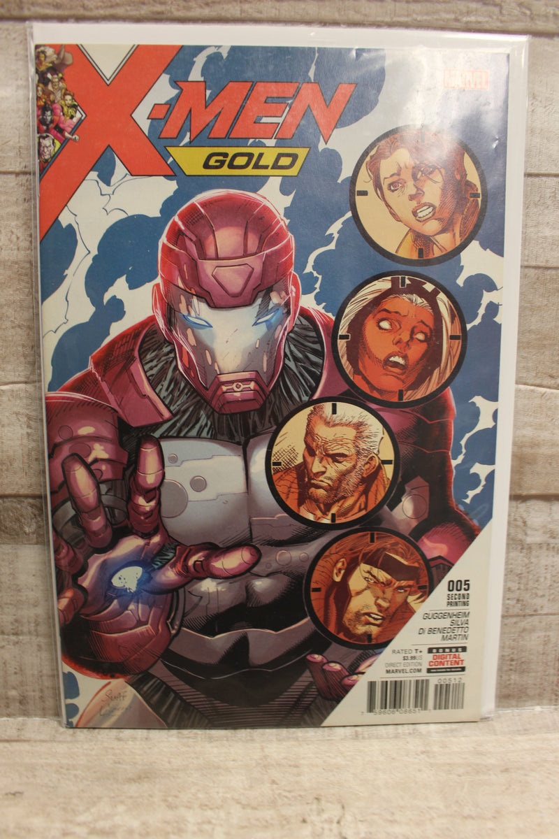 Marvel Comics X-Men Gold #5 Comic Book -Used – Military Steals and Surplus