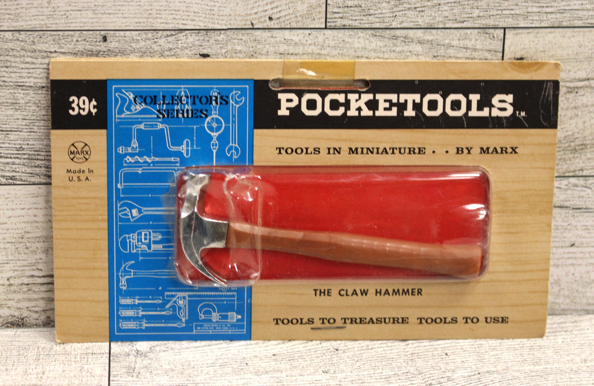 Marx Toys PocketTools - You Choose - Claw Hammer / Hand Drill / Ball P ...