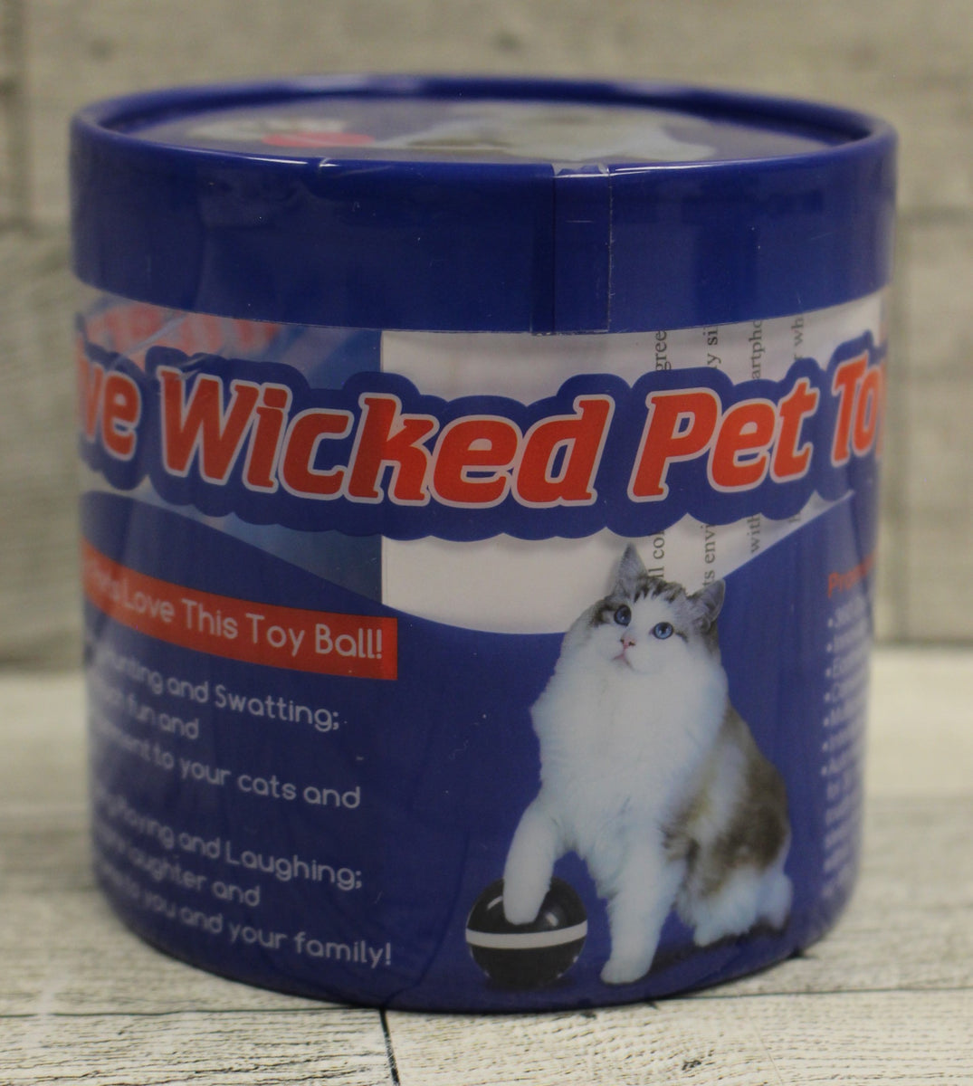 Interactive Wicked Pet Toy Ball - Blue - New – Military Steals and Surplus