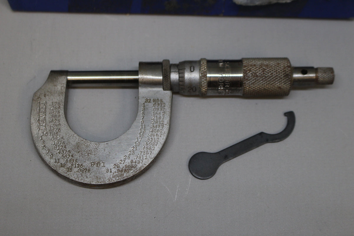 Geo Scherr Co Single Point Micrometer - NO 901 - 1 Inch - Used ...