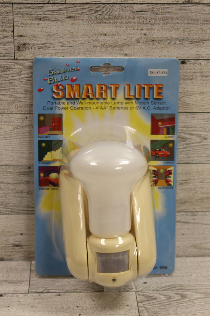 Smart Lite Swivel Bulb Portable & Wall Mount Lamp Motion Sensor #998 ...