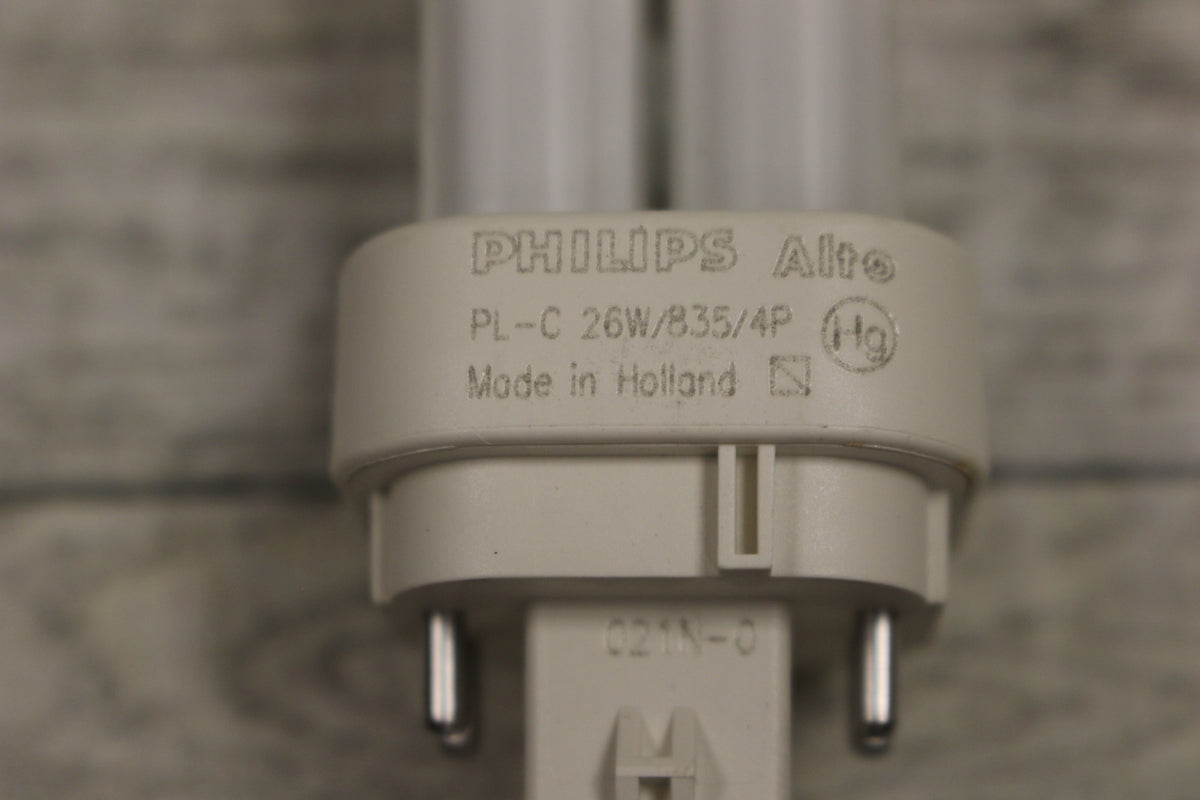 Philips PL-C 26W 4 Pin Fluorescent Light Bulb - New – Military Steals ...