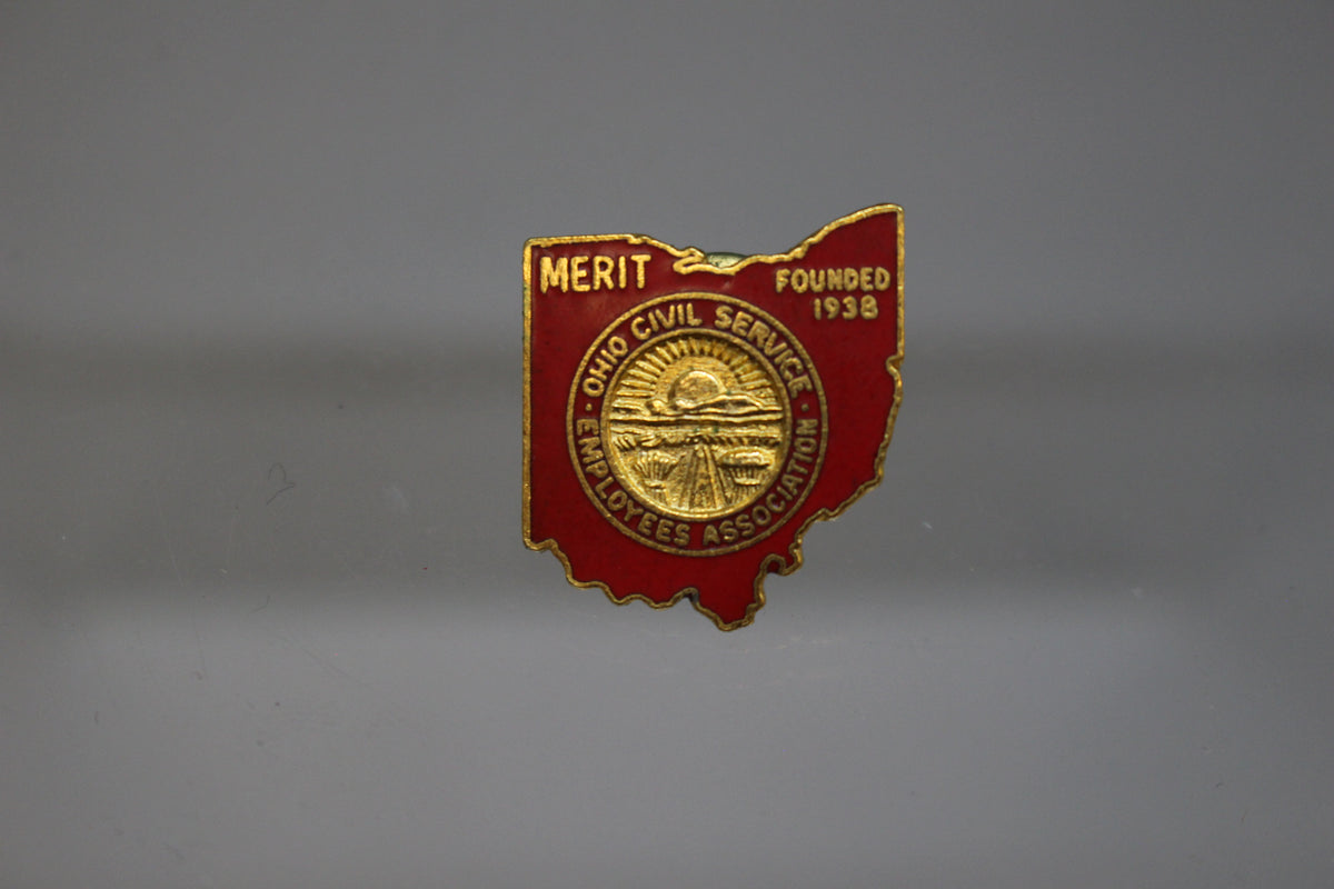 Ohio Civil Service Employee Association Merit Lapel Pin - Used ...