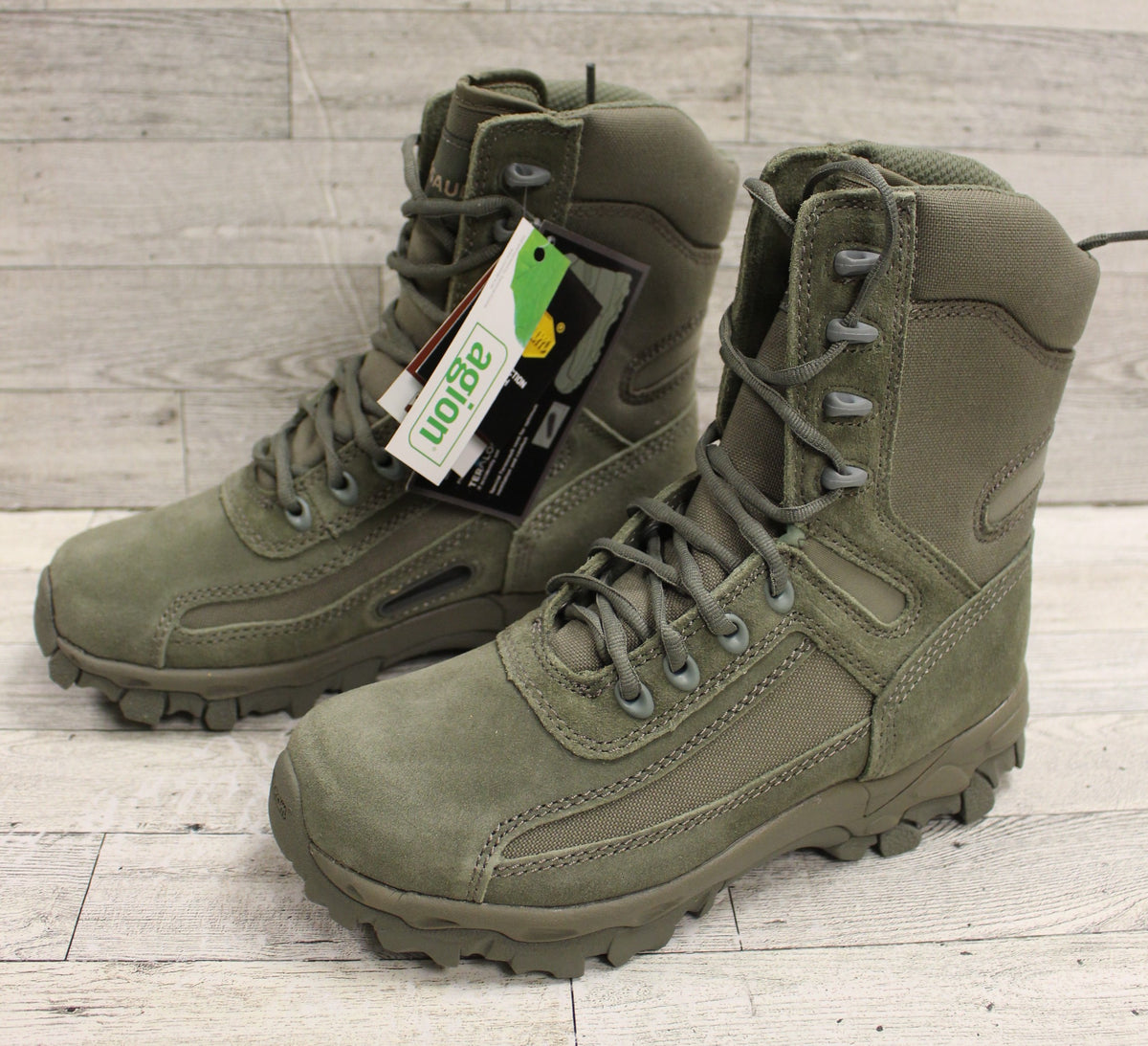 Terassault Sage Green Combat Boots - Size: 5.5W - Sage - New – Military ...