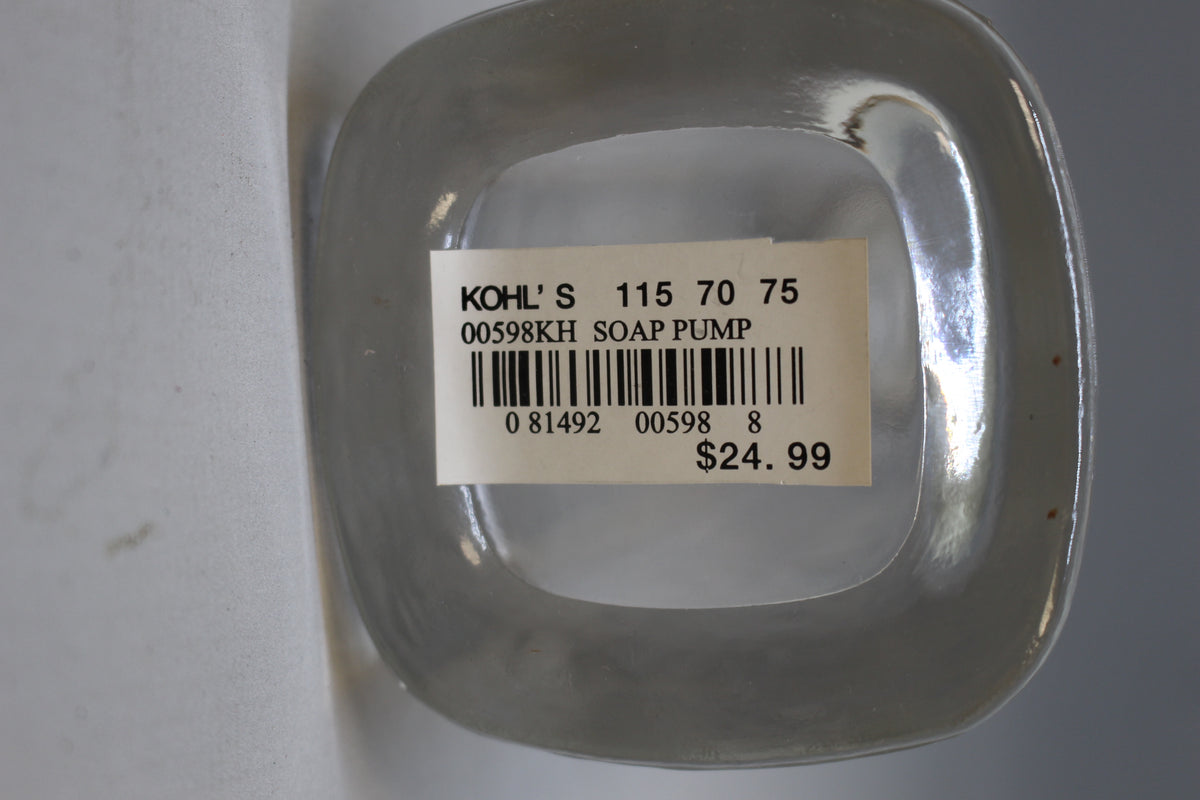 Glass Soap Dispenser with Pump - New – Military Steals and Surplus