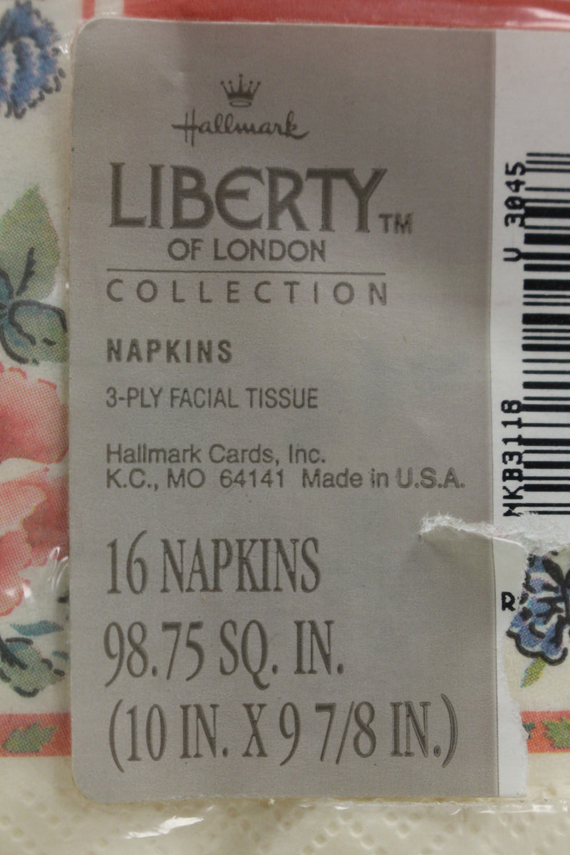 Hallmark Liberty of London Napkins - Set of 16 - Floral - New ...