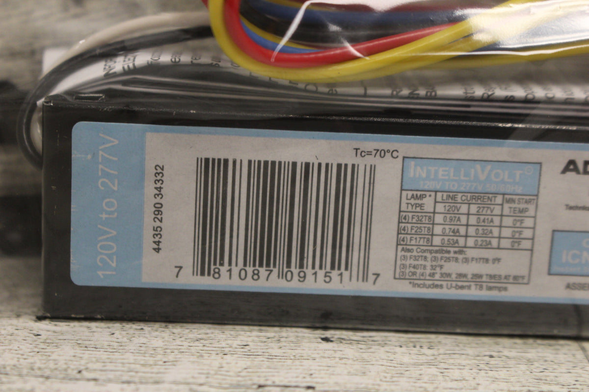 Philips ADVANCE IntelliVolt Centium ICN-4P32-N Ballast 4 Lamp - 120V t ...