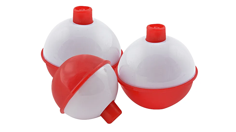 South Bend Plastic Fishing Floats Bobbers - Pack of 3 - Size: 3/4 inch ...
