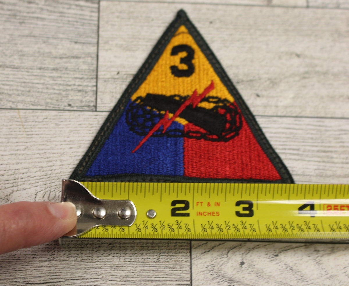 US Army 3rd Armored Division Patch - Used – Military Steals and Surplus