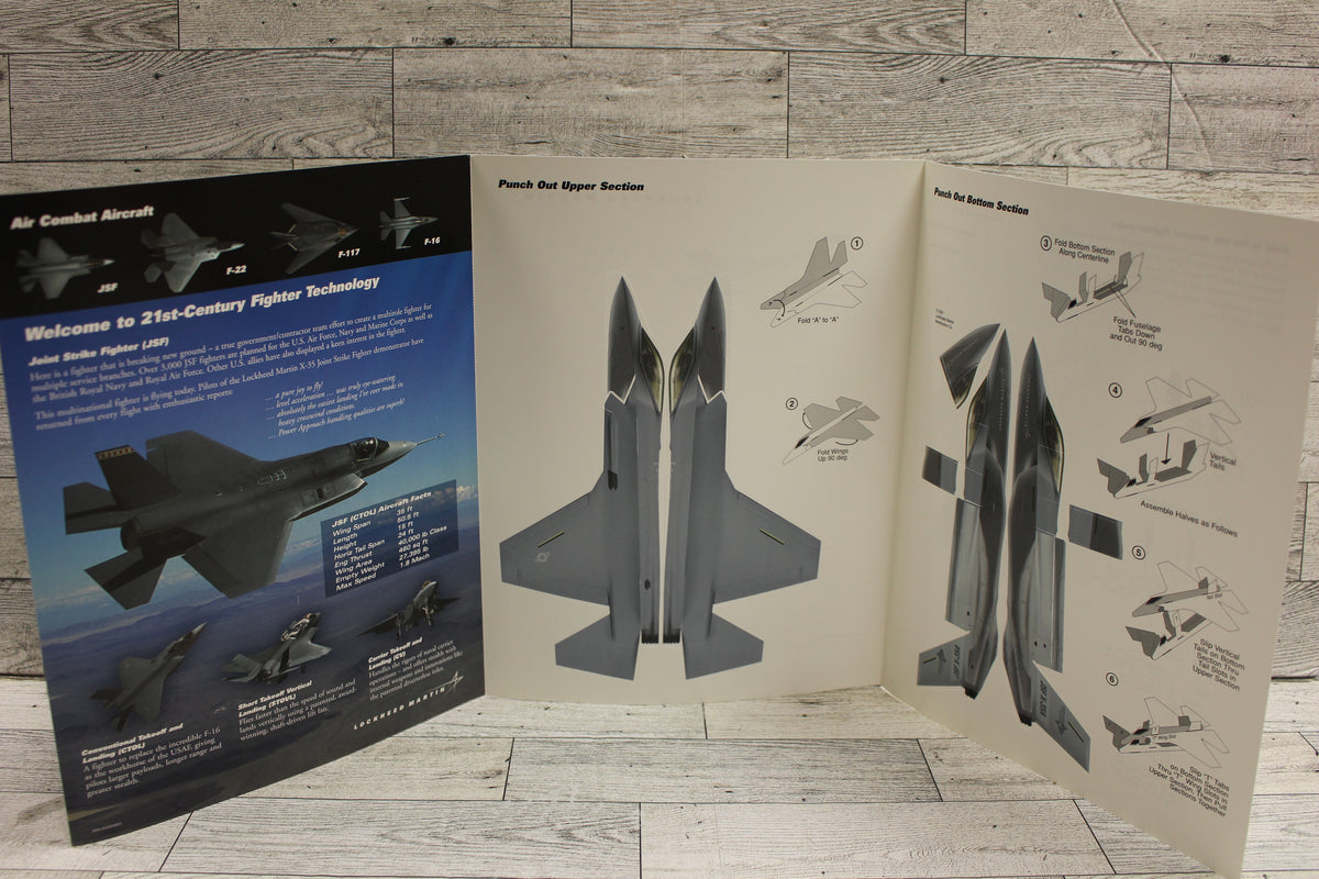 Lockheed Martin Joint Strike Fighter JSF Paper Airplane - New ...