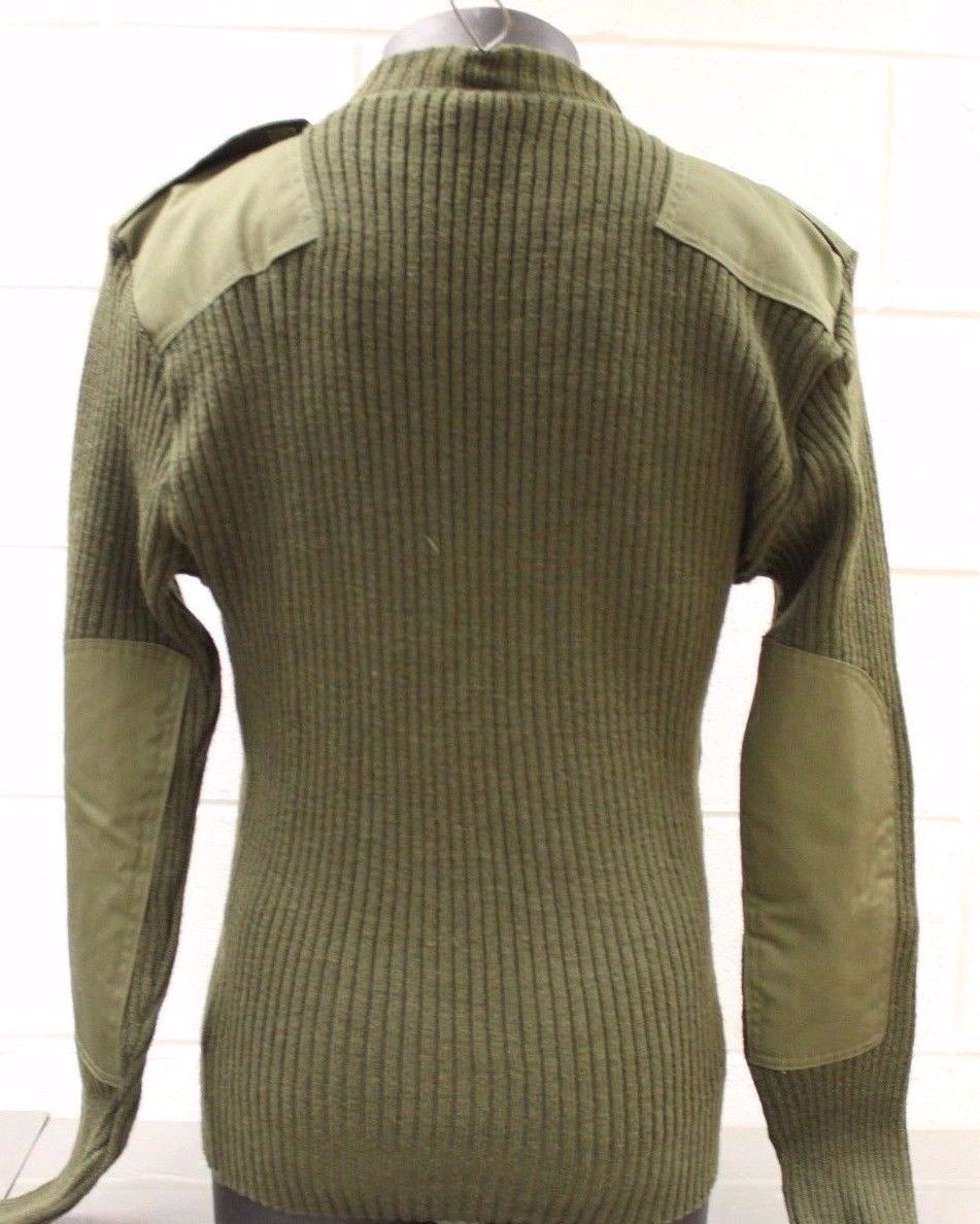 USMC Military Marines Pullover Green Sweater - 8405-01-192-9169 - Size ...