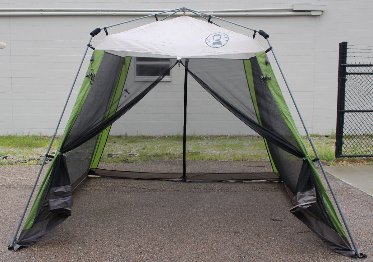 Coleman 10 x 10 Screened Canopy Sun Shelter Tent with Instant Setup ...
