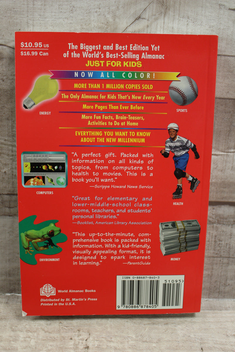 Special Millennium Edition World Almanac Kids 2000 Facts News Games Sp ...