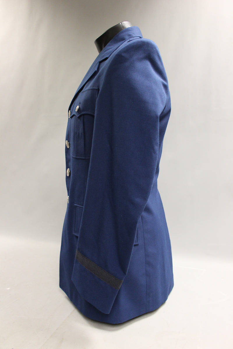 Air Force AF Men's Enlisted Blue Dress Coat with one Black Stripe -36R ...