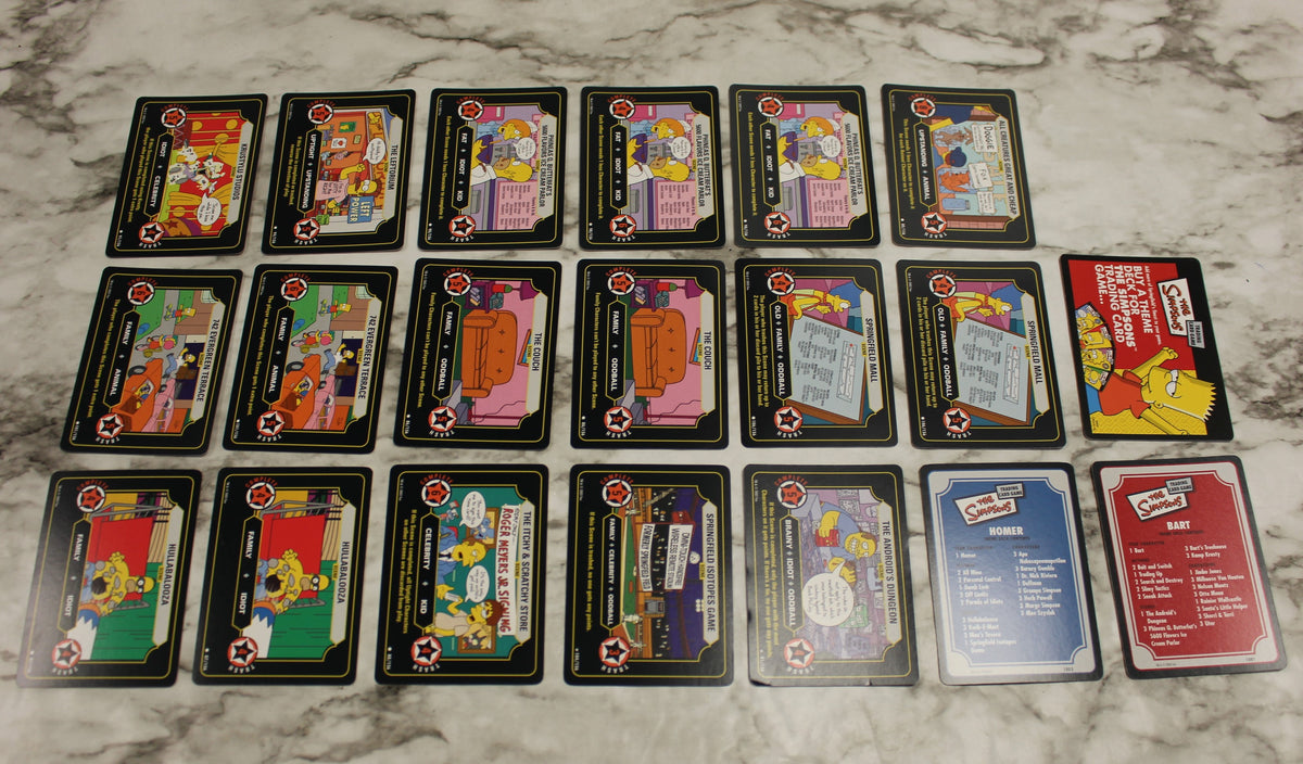 The Simpsons Trading Card Game Set -Used, Excellent Condition ...