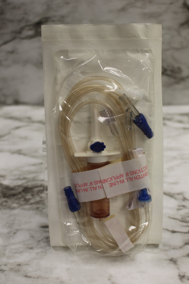 ICU Medical 100" Appx 12.6 mL, 15 Drop Primary Set w/2 MicroClave - B9 ...
