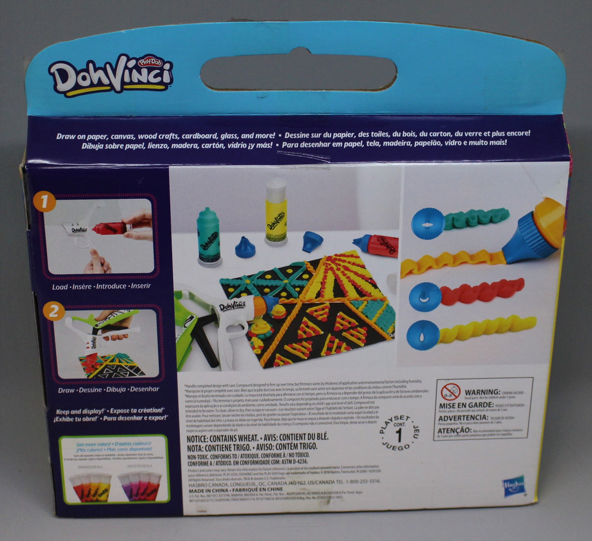 Play Doh DohVinci Modeling Starter Set With Drawing Tips - New ...