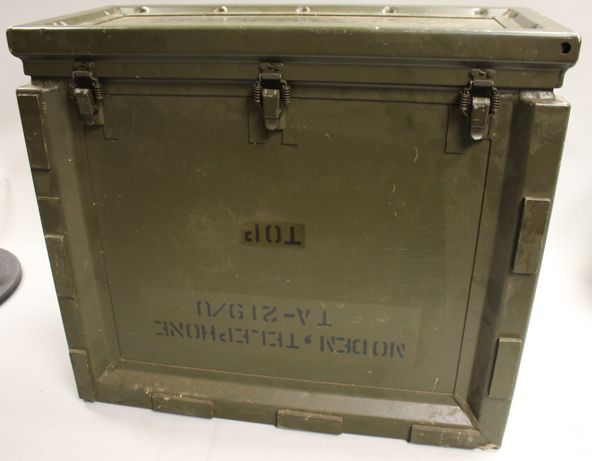 US Army Telephone Communications Modem Case - TA-219/U - Used Empty ...