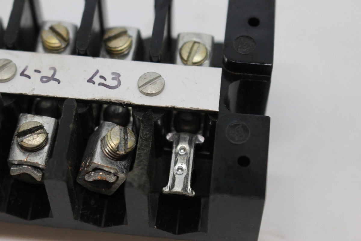 Buchanan Electrical Co. One Piece Terminal Block, B104 – Military ...