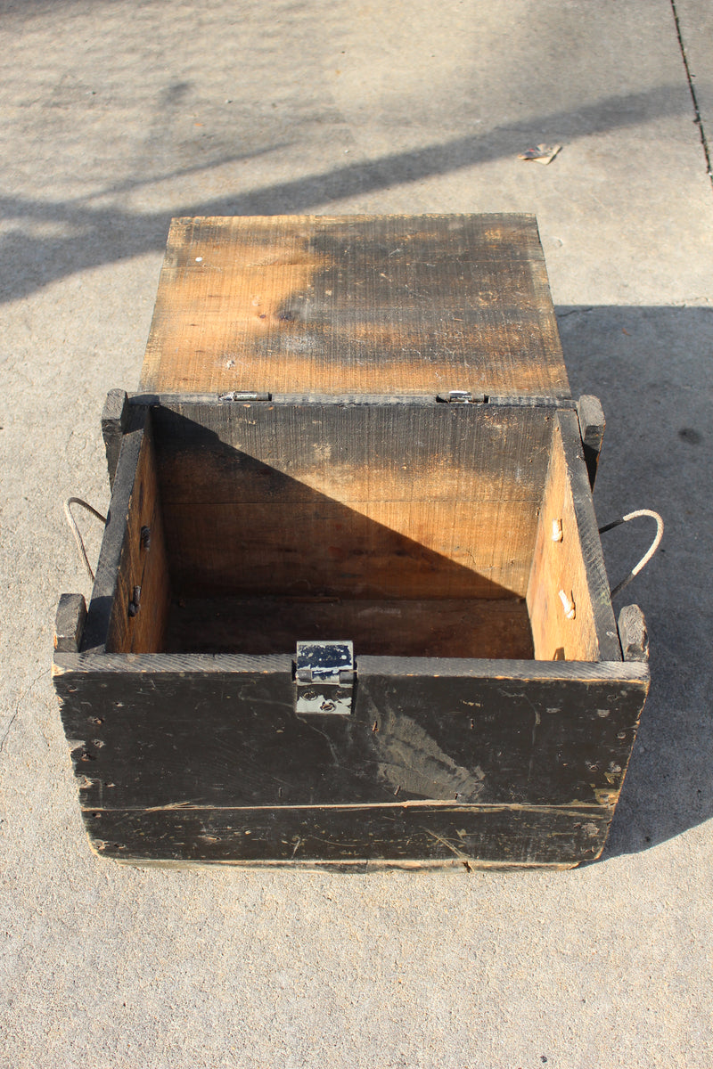 Military The Porter Box and Lumber Company Chest With Handles -Used ...