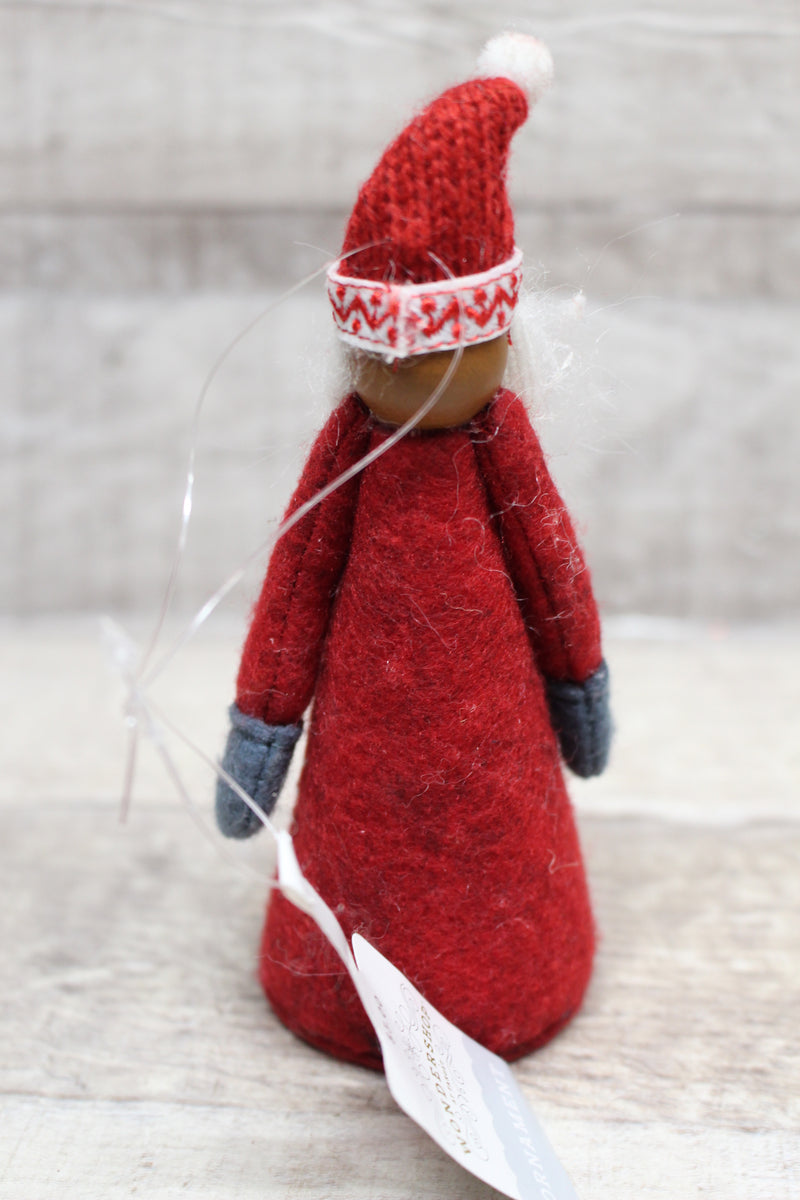 Wondershop By Target Black Santa Claus Standing Ornament -New ...