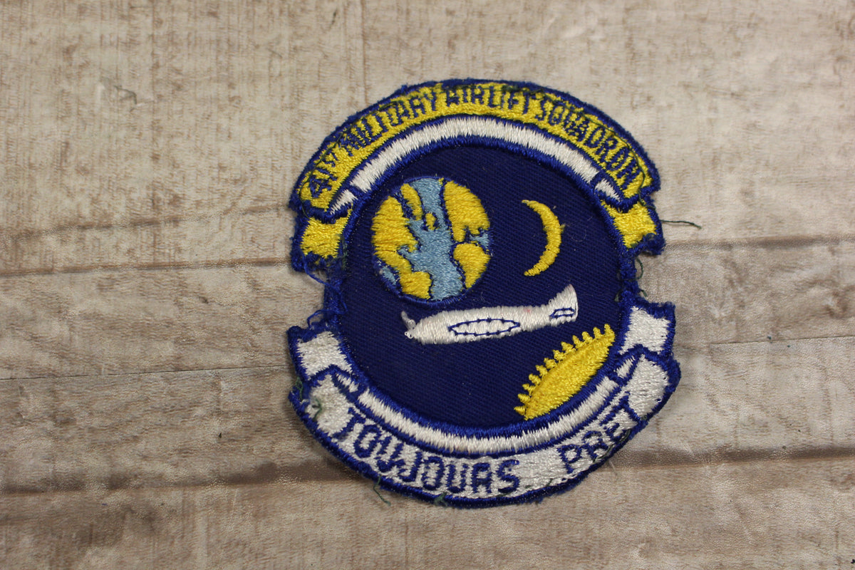 USAF 41st Military Airlift Squadron Sew On Patch -Used – Military ...