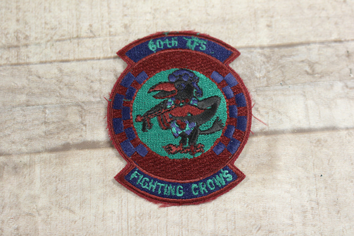 U.S. Air Force 60th TFS Fighting Crows Sew On Patch -Used – Military ...