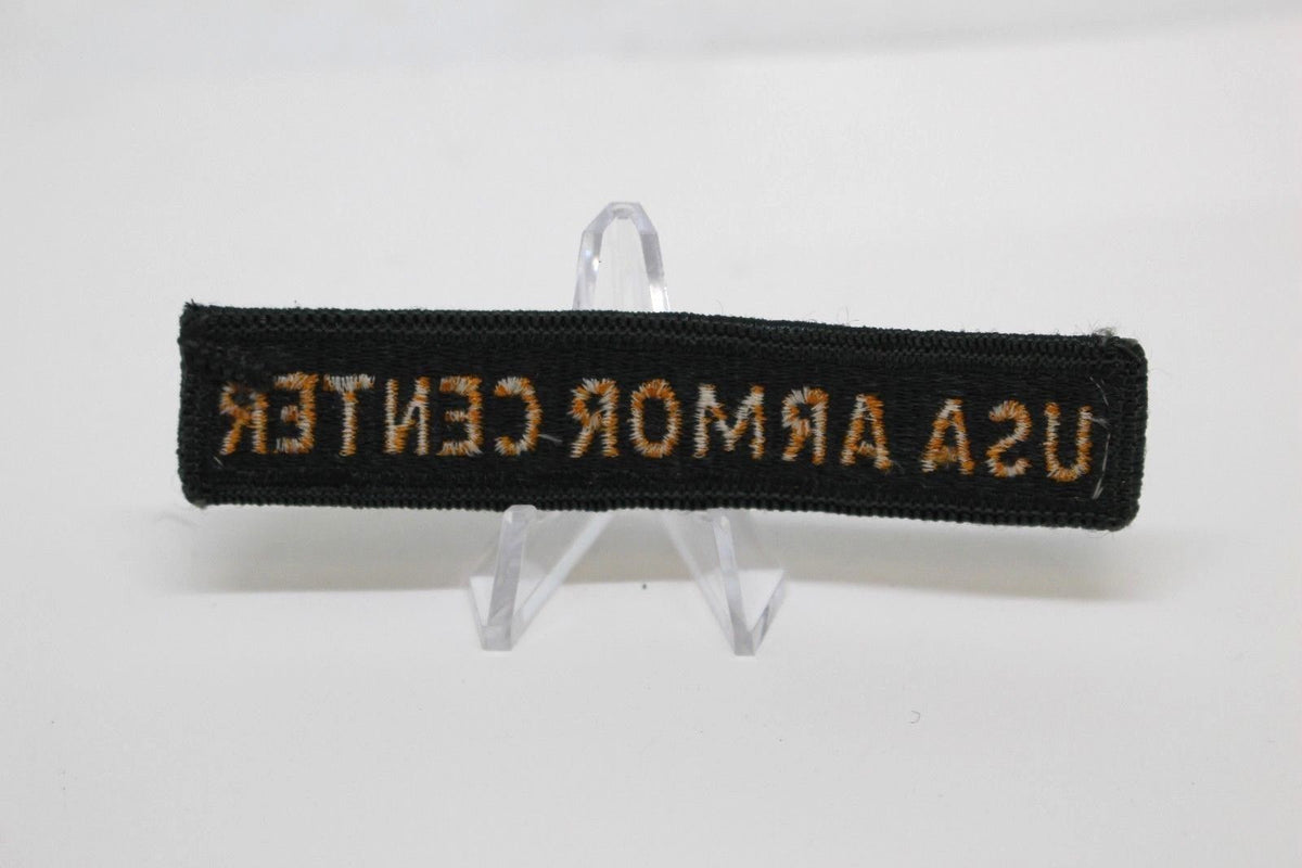 Army USA Armor Center Tab Patch, Sew On, New – Military Steals and Surplus