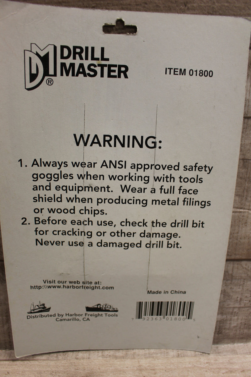 Drill Master 13-Piece Titanium Nitride Coated Drill Bit Set -New ...