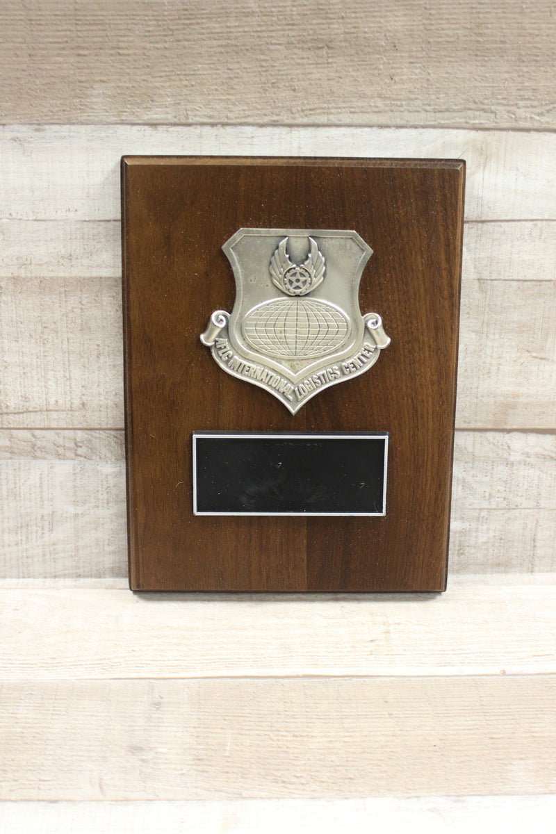 AFLC International Logistics Center Plaque - Used – Military Steals and ...