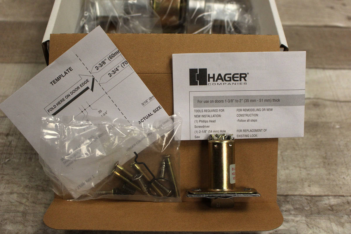 Hager Passage Lock - #129002 - 2500 Series - New – Military Steals and ...