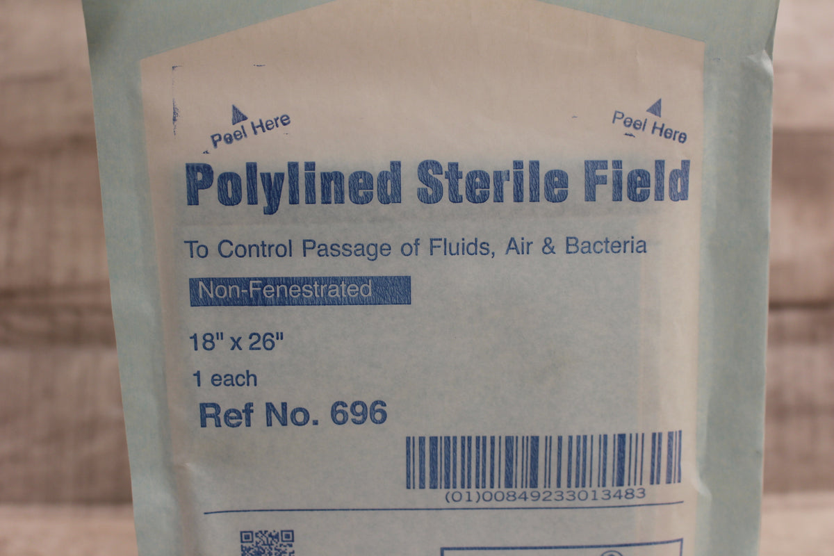 Busse Polylined Sterile Field - Box of 50 - 18" x 26" - 696 - New ...