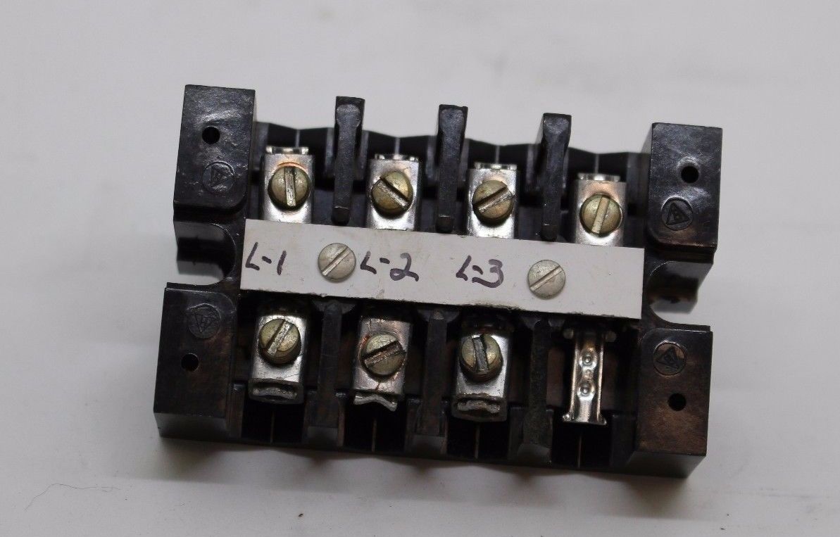 Buchanan Electrical Co. One Piece Terminal Block, B104 – Military ...