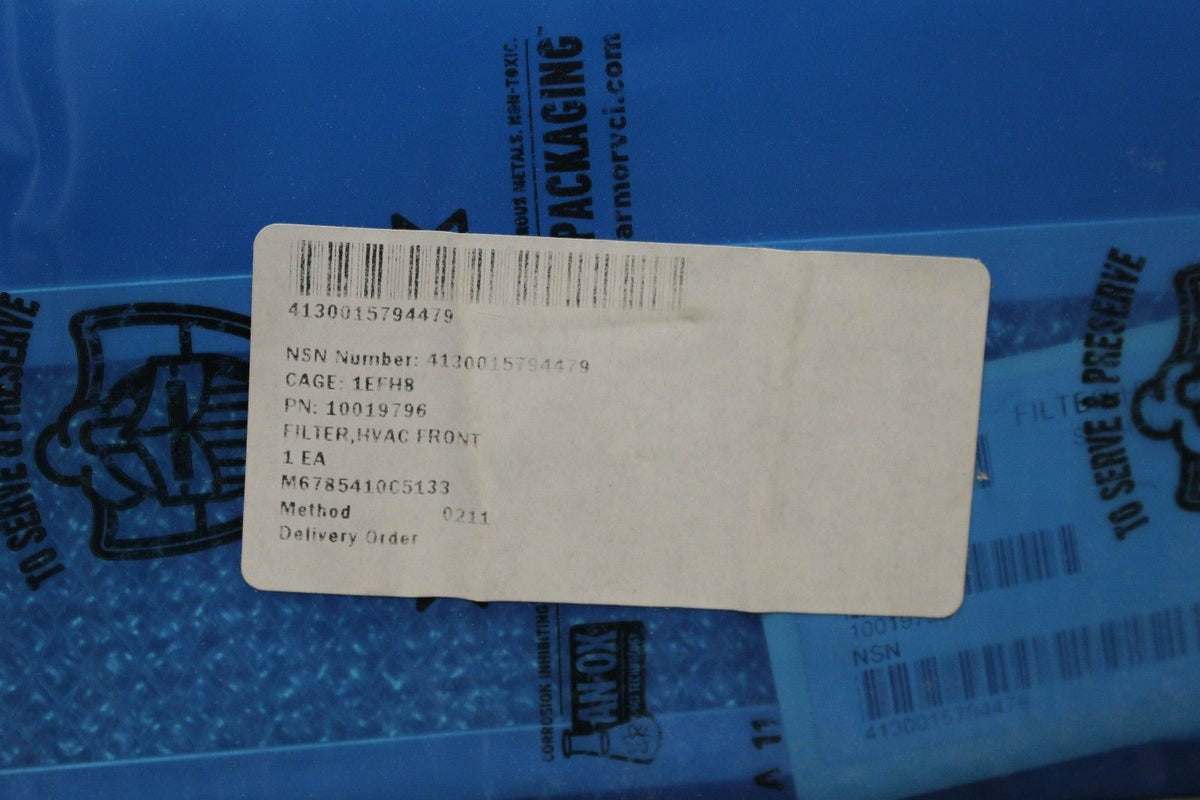 HVAC Front Filter, NSN 4130-01-579-4479, P/N 10019796 – Military Steals ...